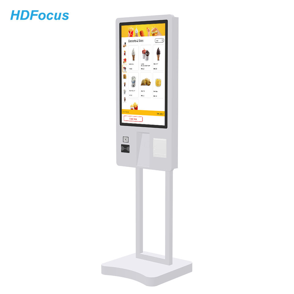Totem Fast Food 21.5 Inch Interactive Self Service Kiosk