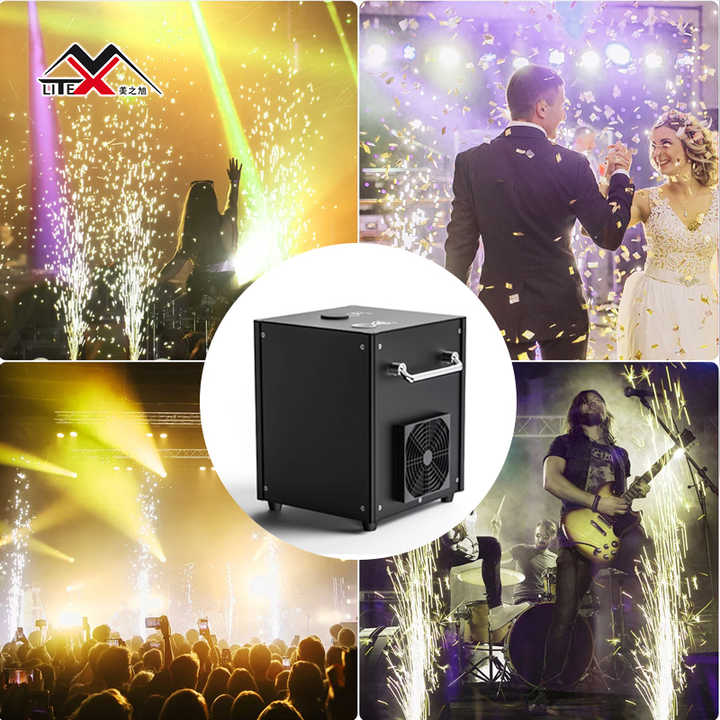 Mini 600W/700W Cold Spark Machine - Stage Sparkle for Weddings