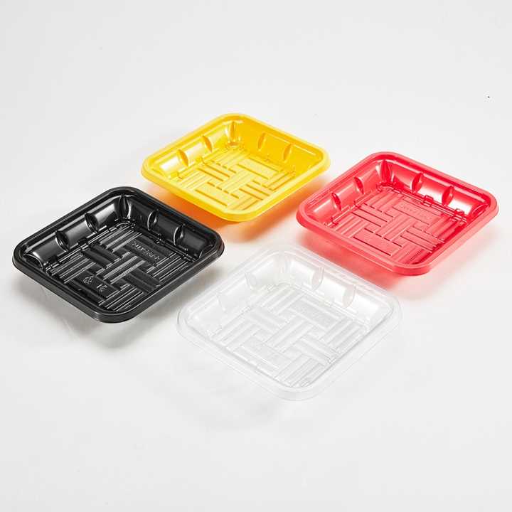 Customized Food Packaging Biodegradable PET Tray Supermarket Blister ...