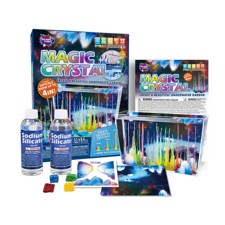 Discovery Kids Crystal Aquarium Includes Growing Magic Rocks Aquarium ...