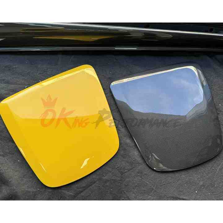 For Ferrari 296 Upgrade Original Rear Engine Cover to Dry Carbon Fiber ...