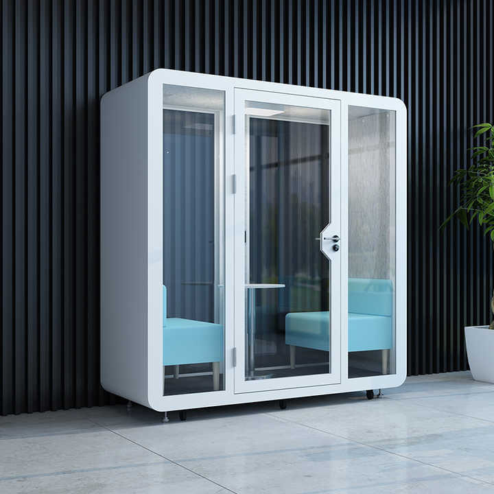 Meeting Pod for 4 Person Silence Booth Sofa Set Office Furniture Work ...