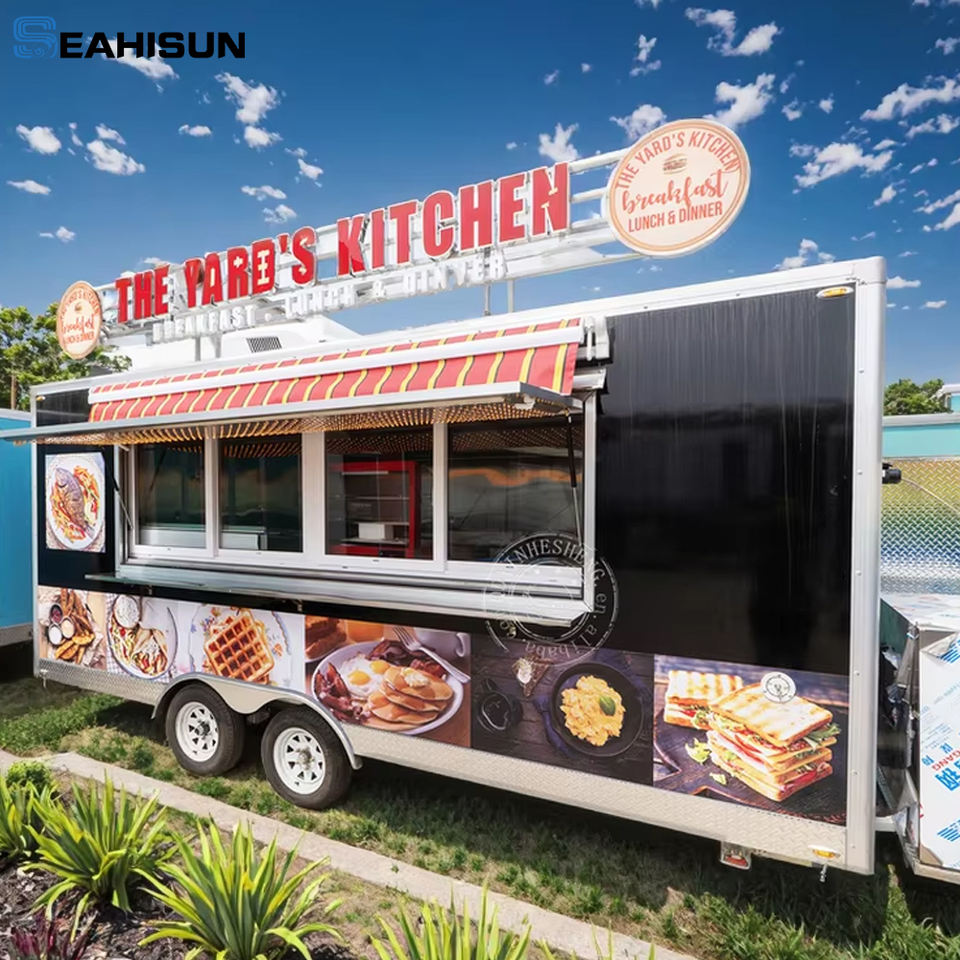 Fried Chicken Mobile Kitchen Food Trailer - Pizza & Burgers