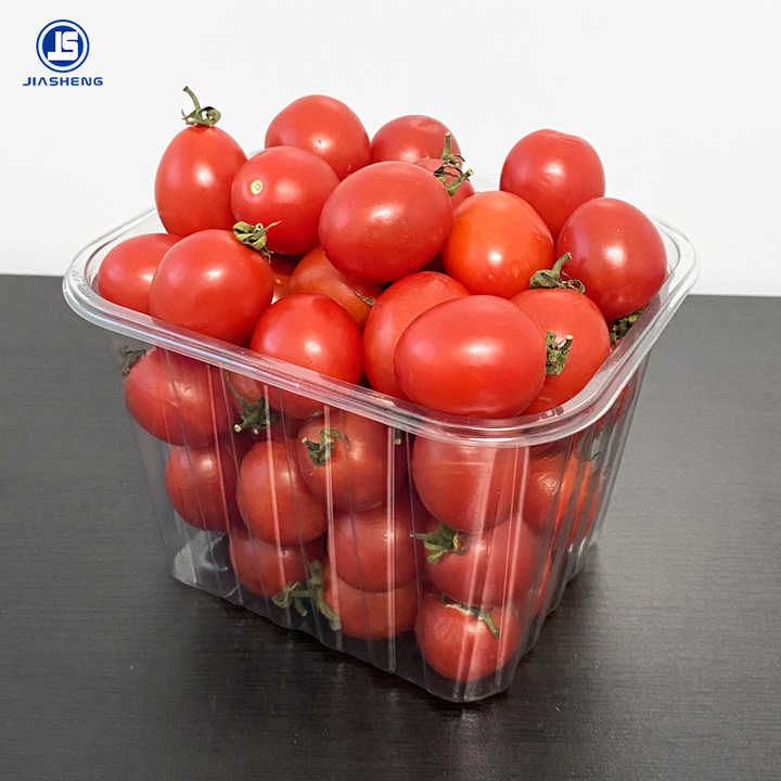Disposable Eco-Friendly Fruit Vegetable Tray 1200ml Transparent Plastic ...