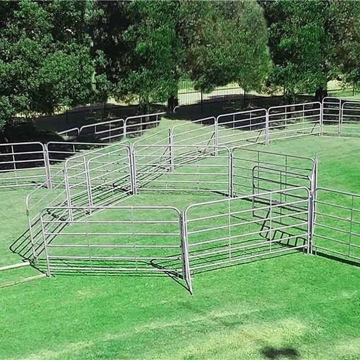 Heavy Duty Galvanized Metal Round Pen Cattle Corral Livestock Farm ...