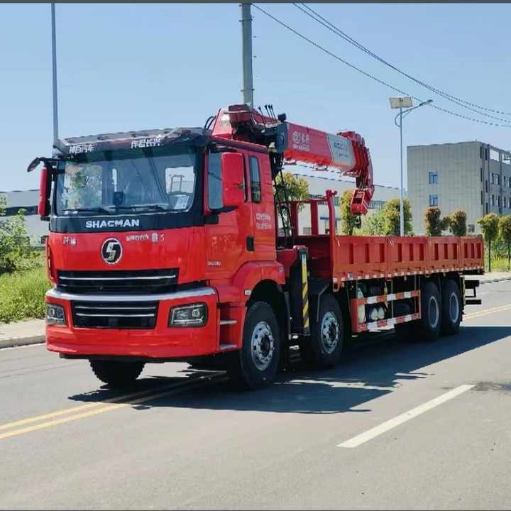 Shaanxi Automobile 16 Ton Truck Mounted Crane 8X4 Hoisting Truck with ...