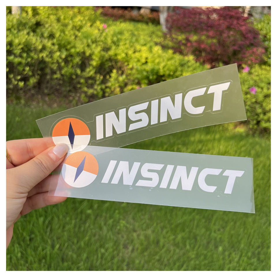 Printing Logo Transparent Decal UV Resist Outdoor Transparent ...