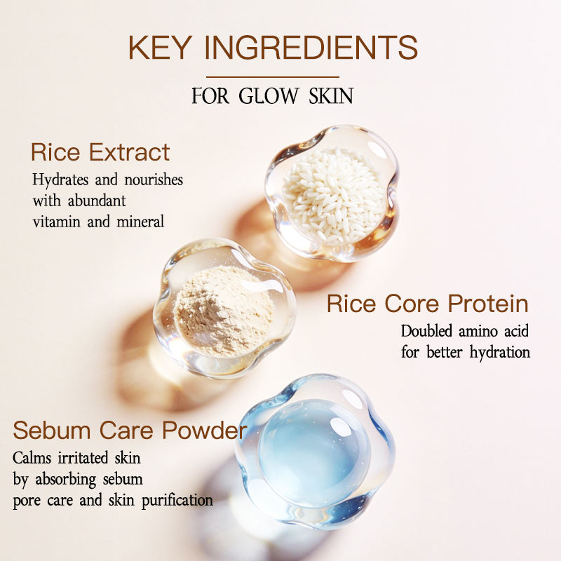OEM Premium Brand Natural Rice Skin Essence Glow Replenishing Moisture ...