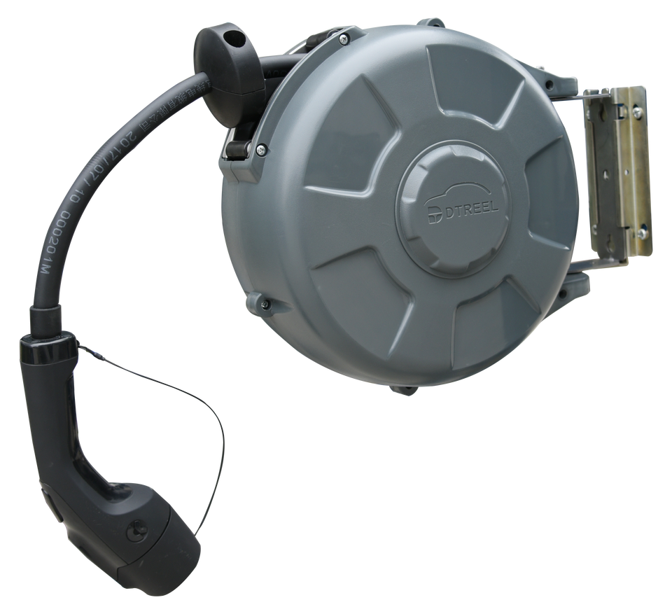 Retractable Cable Reel for EV Charger Station Outdoor Use