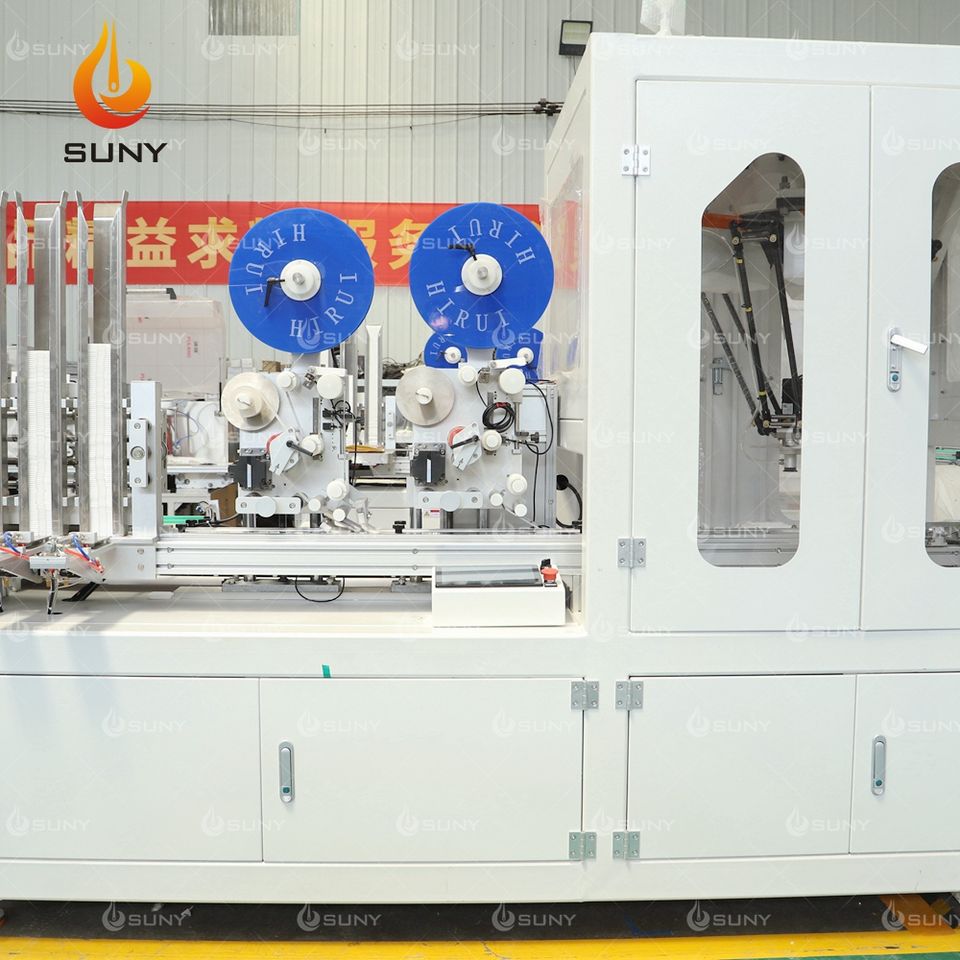 Pick-and-Place Robotic Lid Applicator for Wet & Baby Wipes Packs ...