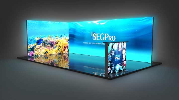 Exhibition Booth Light Box - Easy Assembly & Portable Display
