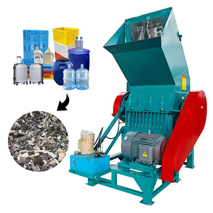 50hp 30kw Bottle Plastic Waste Cover Crusher Machine for Sale Plastic ...