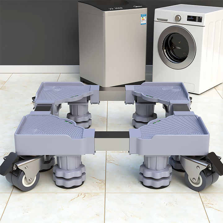Strong and Rigid Removable Plastic Washing Machine Base with Wheels for ...