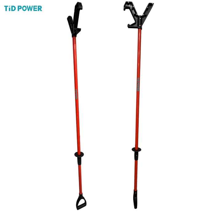 Lineman Hot Stick and Push Pull Stick 1000V FRP Insulated Operating Rod ...