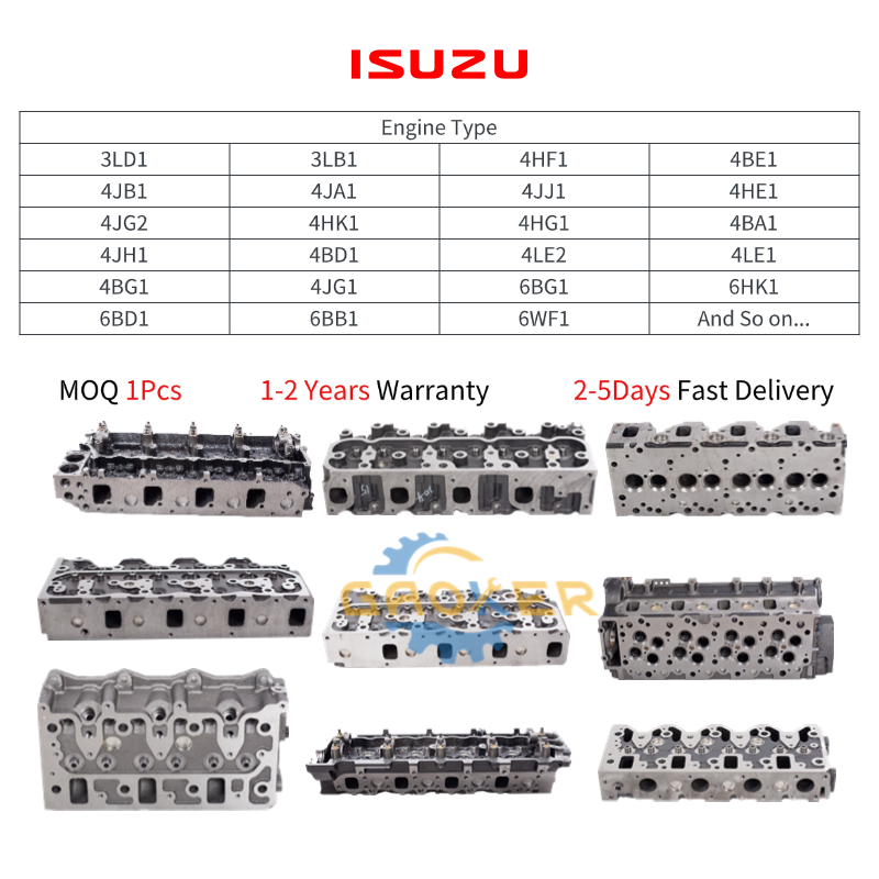 Excav Engine Cabeza De Cilindro 4JA1 4BD1 4JB1 6SD1 4HF1 4FB1 4BA1 6HE1 ...