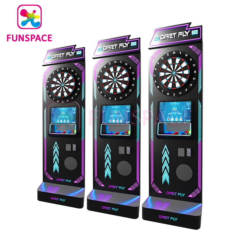 Sleek Sport Arcade Coin Operated Electronic Dart Machine with Precision Arcades Style