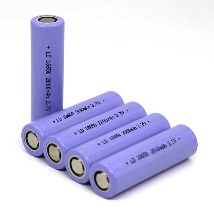 Wholesale Li Ion Cell 3.7v 2000mah 18650 Lithium Battery