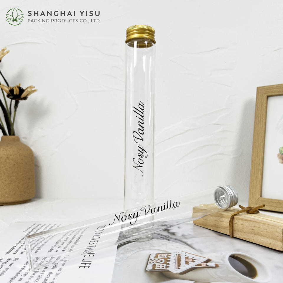 Mini 10ml Glass Vials 30mm Laboratory Flat Bottom Borosilicate Glass ...