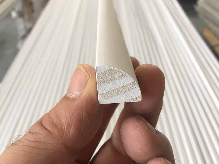 2025 Hotsale Primed Flooring Trim FJP White Quarter Round Molding Base ...