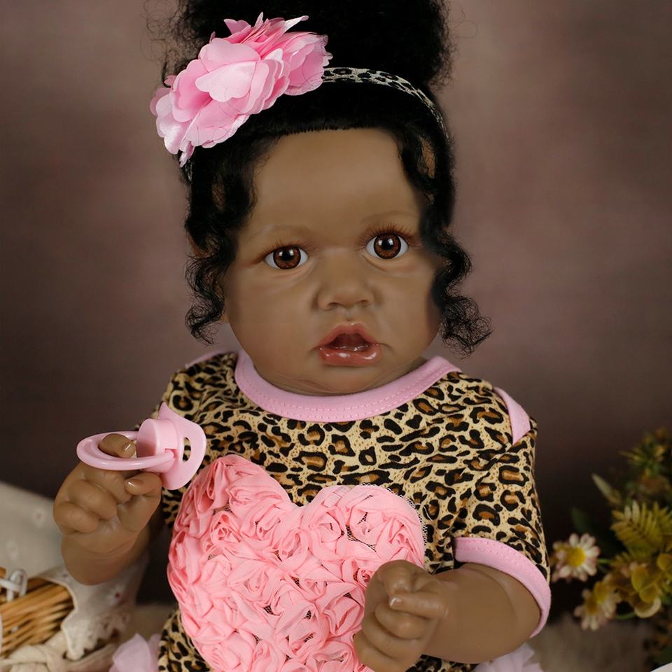 Lifereborn Magnetic Pacifier American Africa Reborn Baby Doll Heavy ...