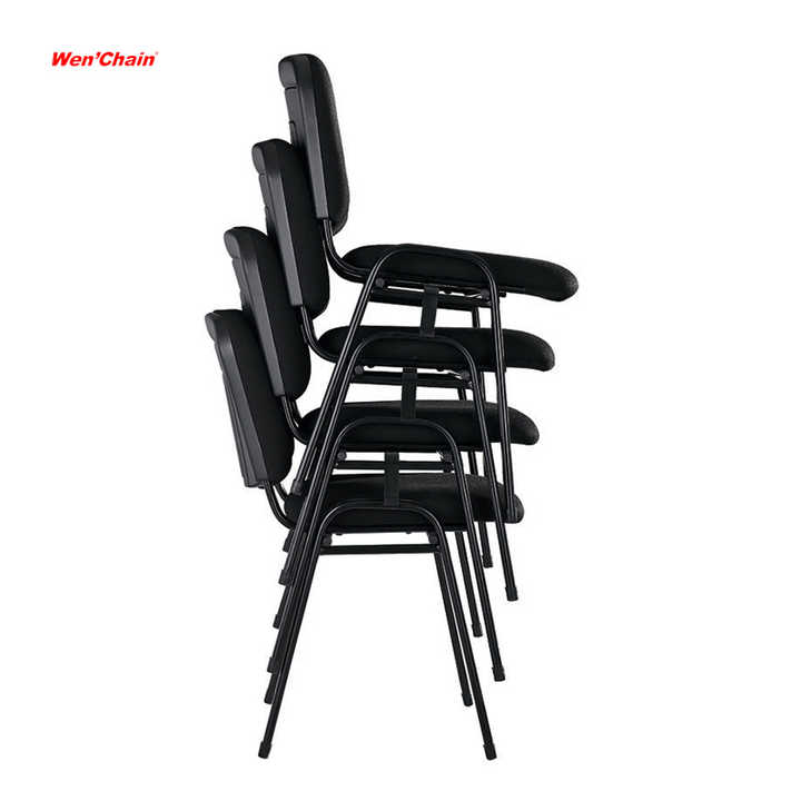 Modern Armless Stackable Office Visitor Chair - Durable & Stylish
