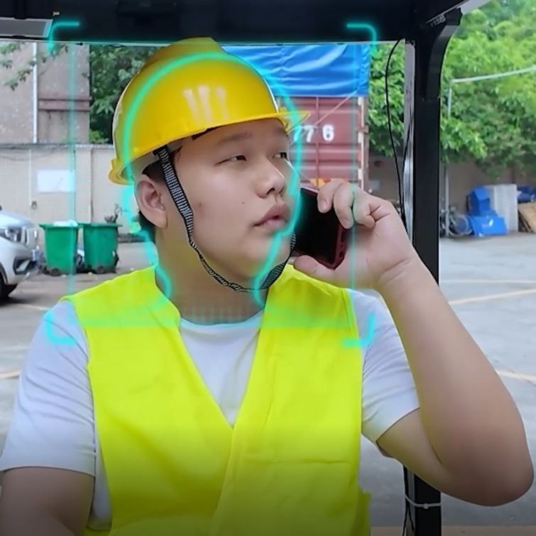 DMS Forklift Safety System Driver Behaviour Check Real-time AI Warning ...