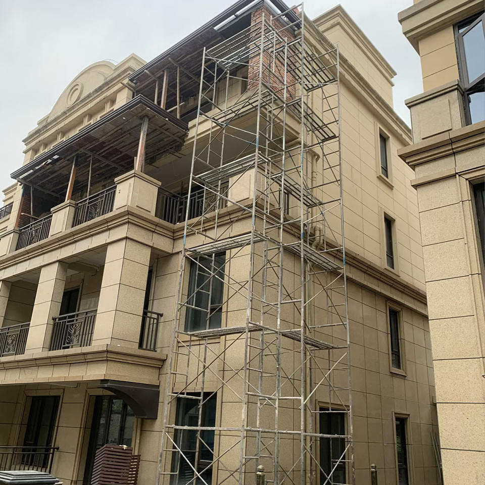 Building Construction Material High Quality Ladder Frame Scaffolding ...