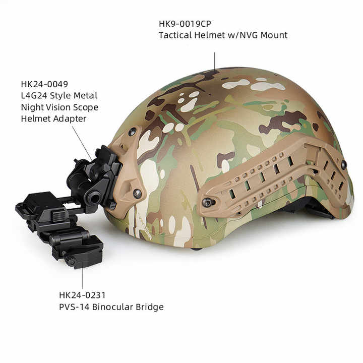Metal Outdoor Hunting Accessories PVS 14 Nvg Helmet Adapter Binocular ...