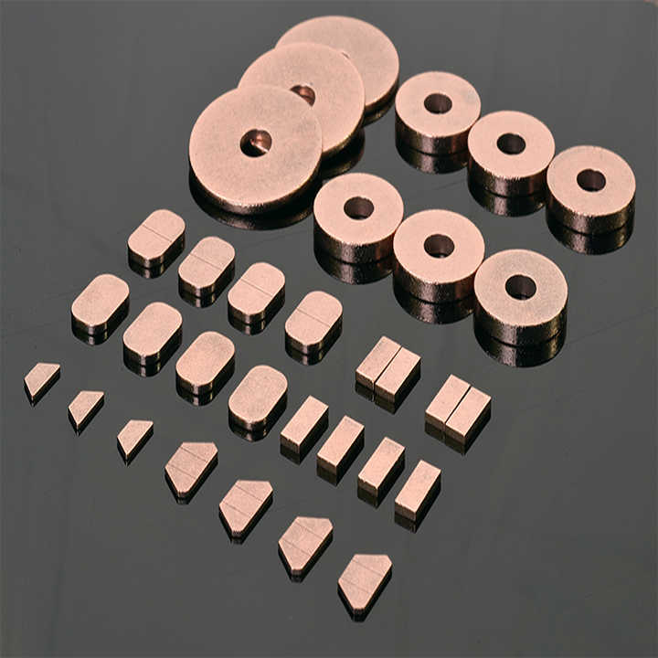 High conductivity Pure copper contact tips Electrical contact sheet ...