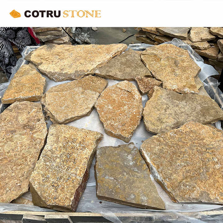 Perfect Service Natural Stone Limestone Outdoor Beige Random Loose ...