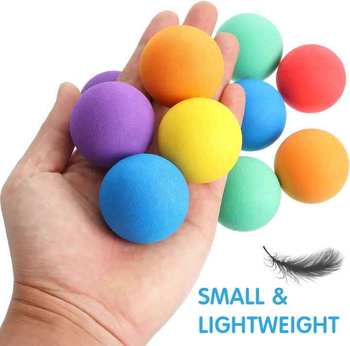 Factory Custom Size and LOGO Soft Foam Balls Lightweight Mini Balls ...