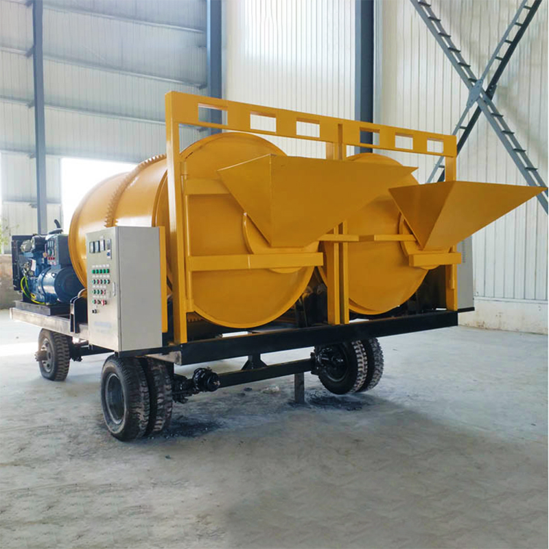 Jinwang small mobile asphalt mixer road construction machinery concrete ...