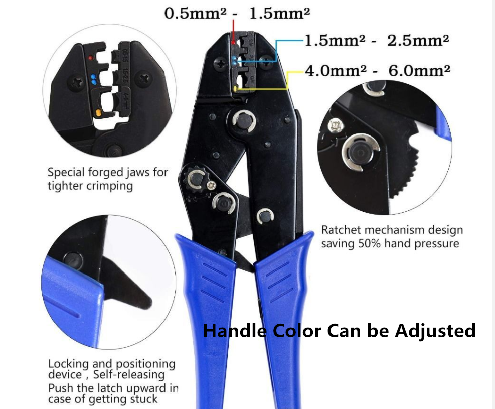 Tùy Chỉnh Hs-30j Điện Hand Crimping Tool Set Cáp Crimper Plier Với 4 H ...