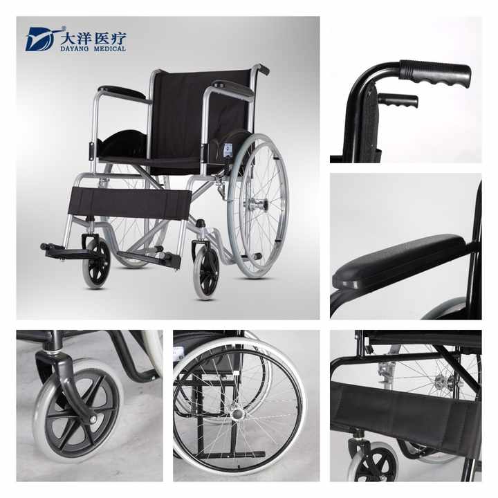 High Quality Steel Wheelchair - Durable & Comfortable