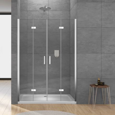 Exceed 2024 European Shower Enclosure Double Sliding Glass Framed ...