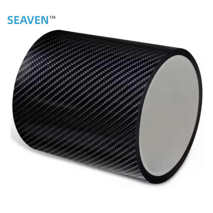 Universal 5d Black Carbon Fiber Car Wrap Vinyl Film & Waterproof Body ...