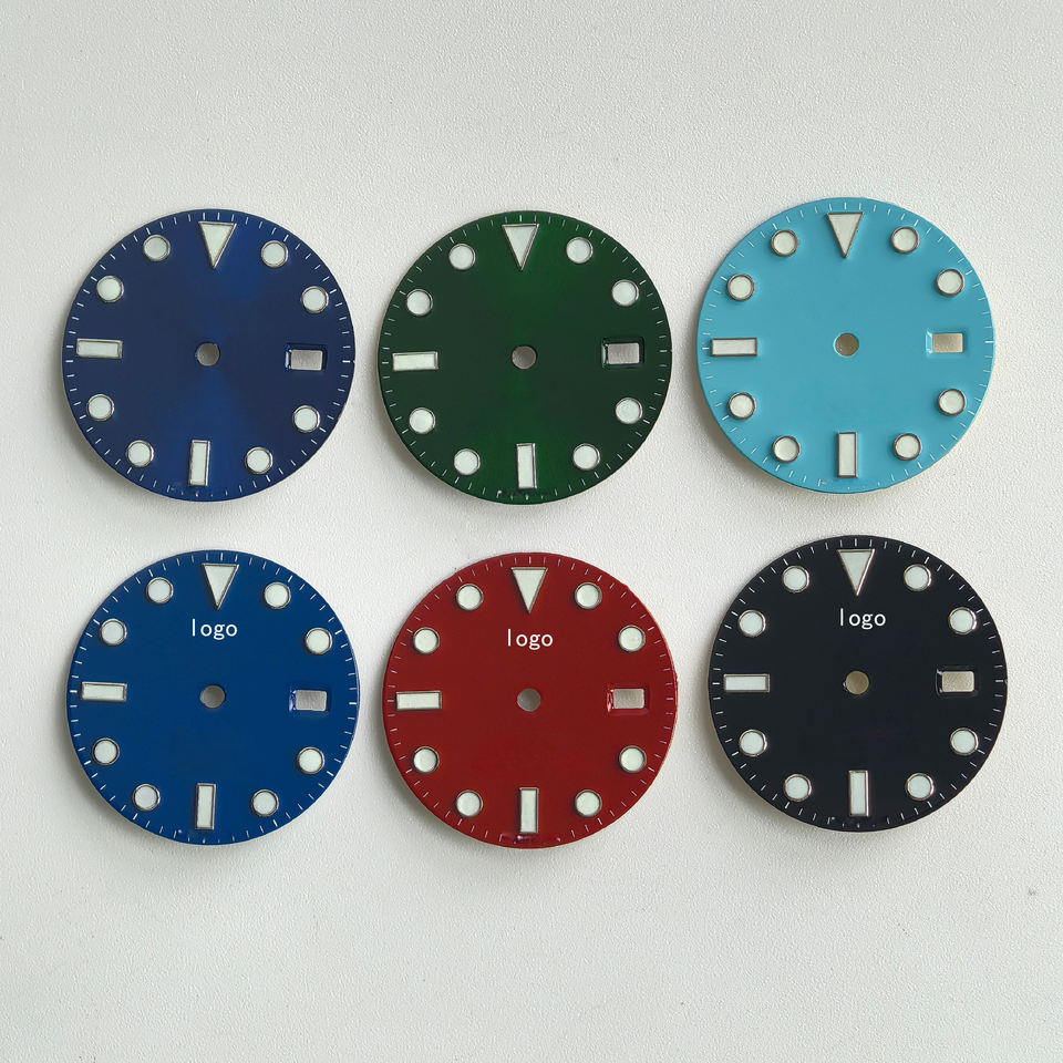 Fit 3135 Movement Watch Parts SUB Blue Black Green Dial 27.3MM Super ...