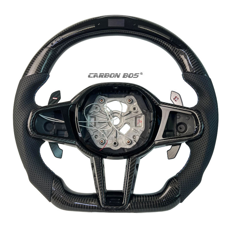 LED Display CS Racing Carbon Fiber Steering Wheel for BMW G80 G82 G20 ...