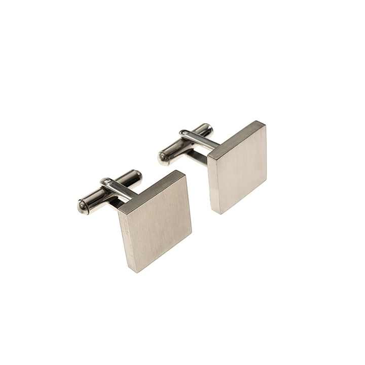 Customized Men's Business Cufflinks with Round Stainless Steel Design ...