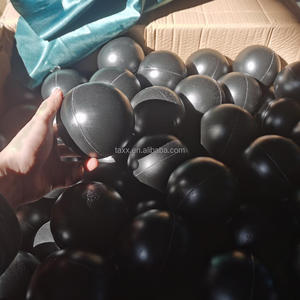 UV-resistant HDPE 4 inch hollow plastic balls 100mm black hollow ...
