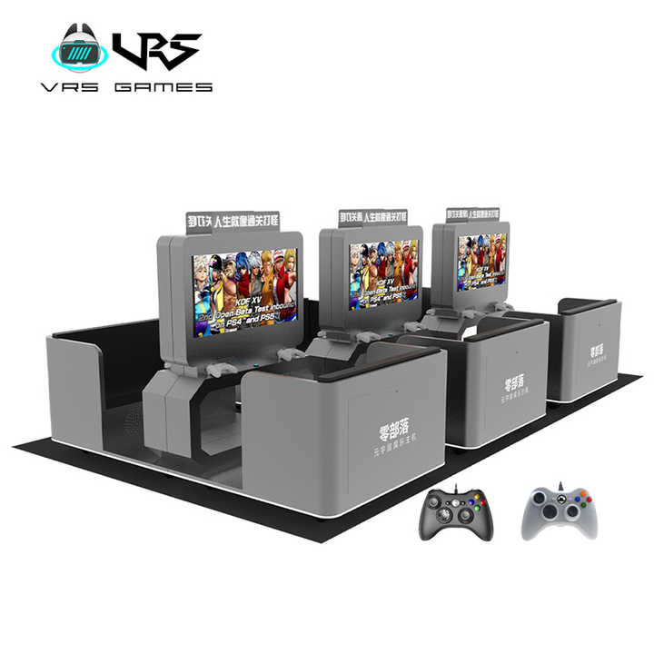 2 Players 4K Arcade Game Console Commercial Coin Operated PC Wooden Box ...