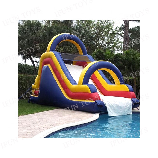inflating water park slide swimming pool, inflating water park slide ...