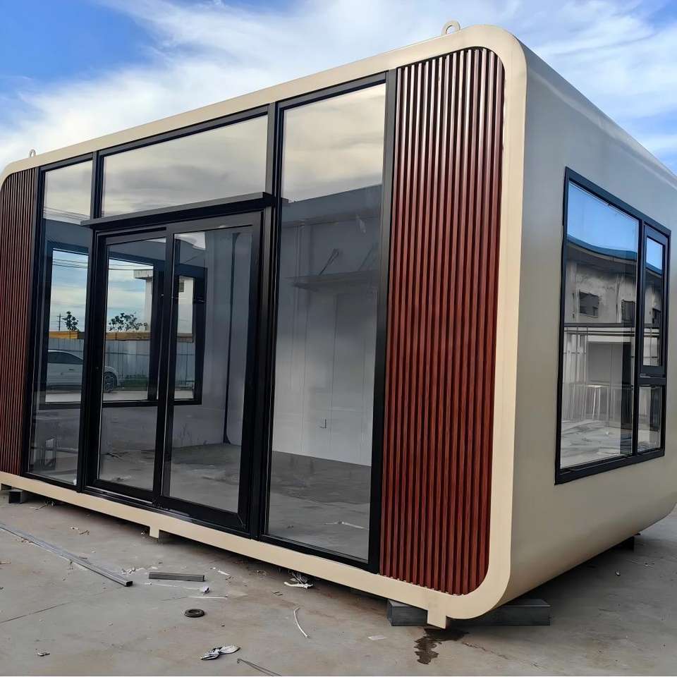 Solar Powered Off-Grid Apple Cabin House Factory Price for Southeast ...