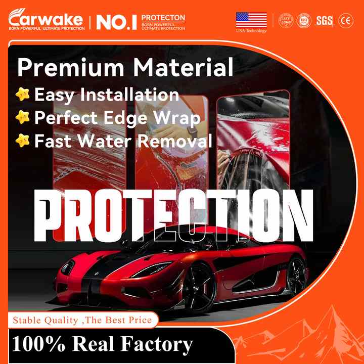 7.5 8.5mil 10 Years Warranty USA Quality Self Healing Black Matte PPF ...