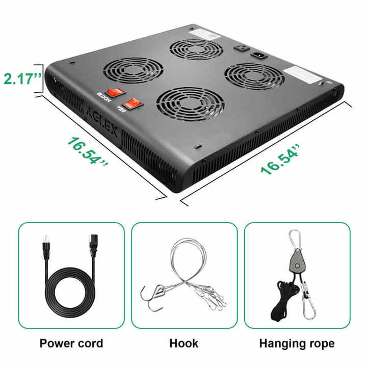 AGLEX COB 2000W LED Grow Lights - Full Spectrum for Plants