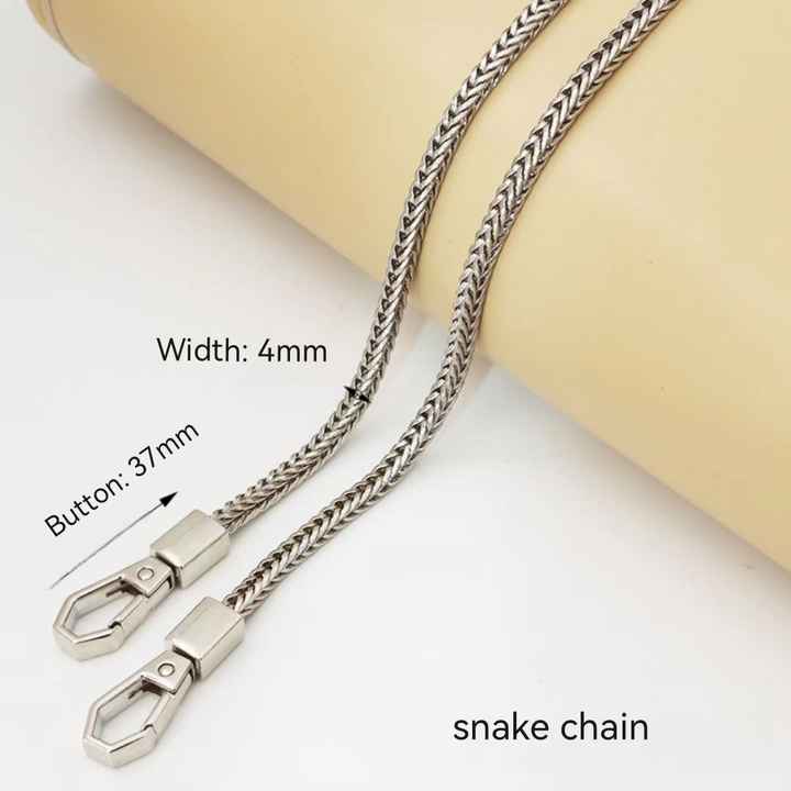 Stylish Stainless Steel Braided Chain for Men's Women's Wallet Key ...