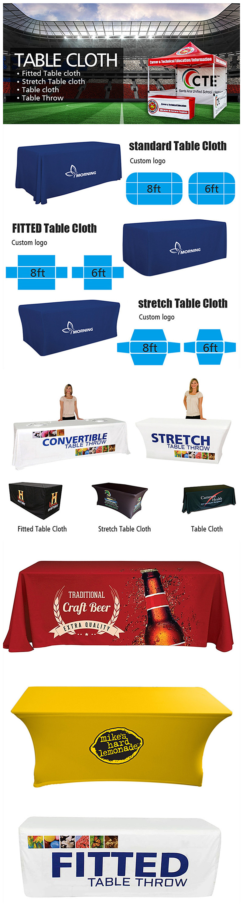 Supply Custom Printed Stretch Table Cover Wholesale Factory - DD DISPLAY