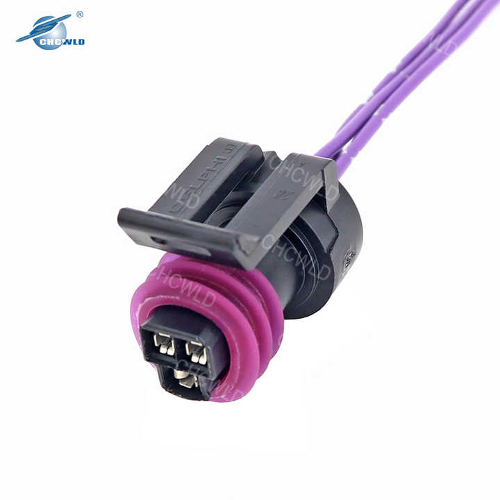 3 Pin Waterproof Female Auto Connector Nylon Material Cable Wire ...