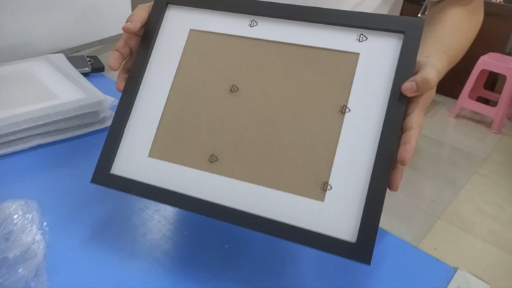 8x8 Picture Frames - Stylish White Display Photo Frames