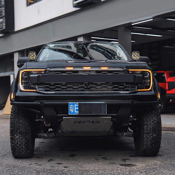 For 23-25 Ford Ranger Front Daytime Running Light Panel Modified Yellow ...